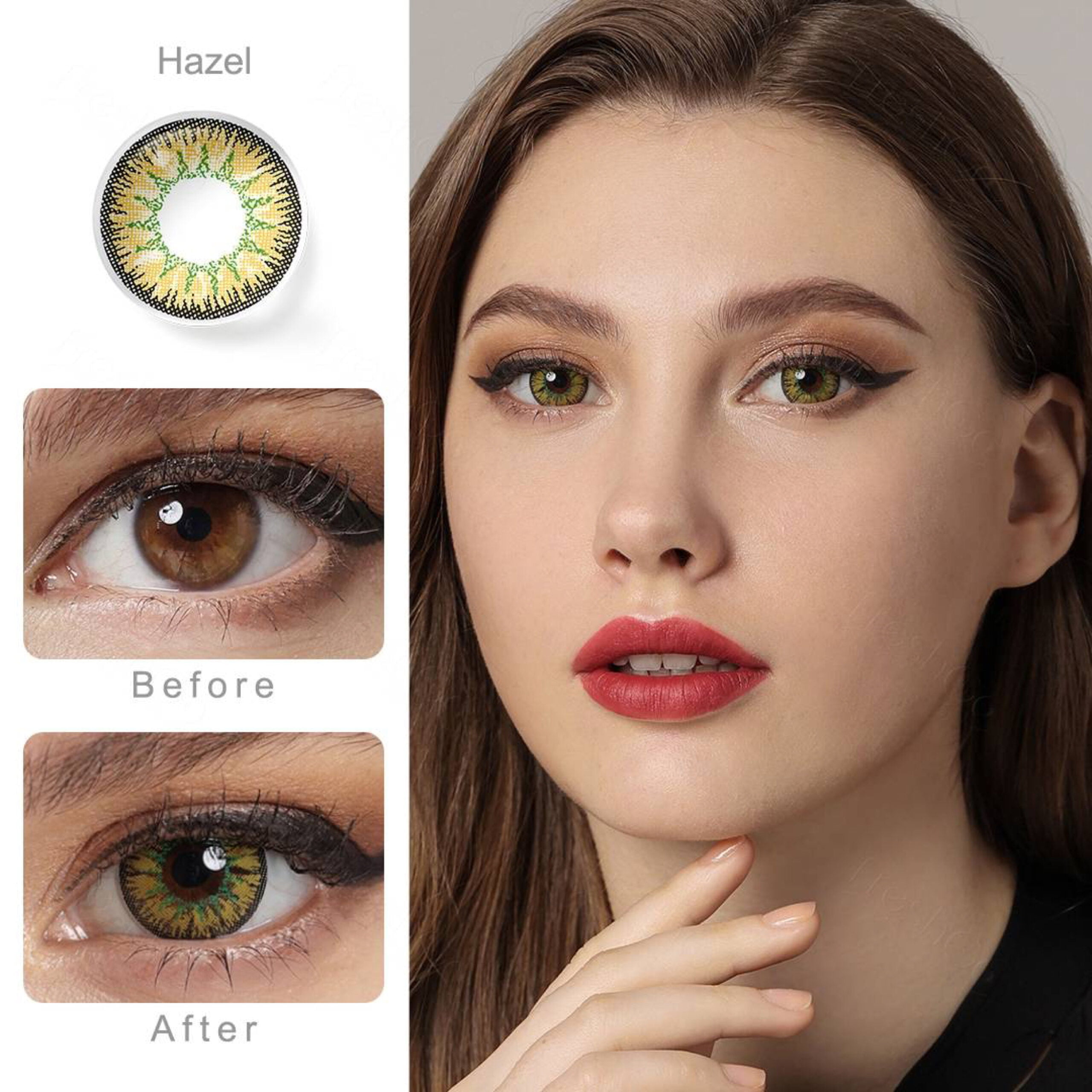 Цветни лещи Nonno collection цвят Hazel (N-05) | Colour Lenses